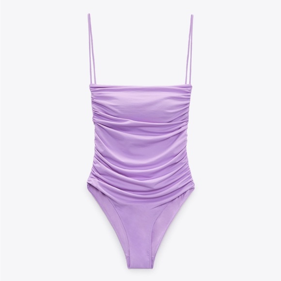 Zara | Swim | Zara Draped Swimsuit | Poshmark